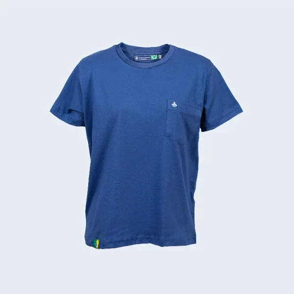 Camiseta Básica Azul Marinho Infantil Modelo 2016 | Loja Escoteira